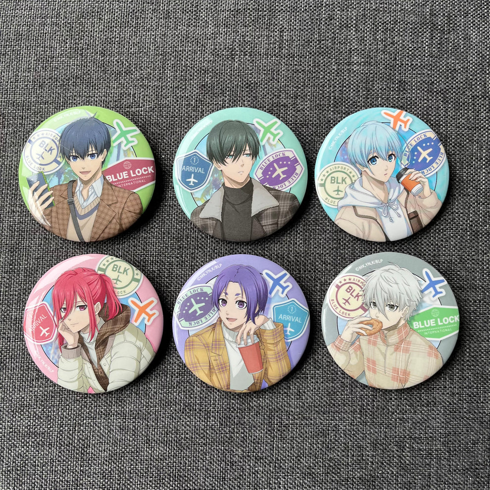 Blue Lock Travel Badges – Angry Egg Merch