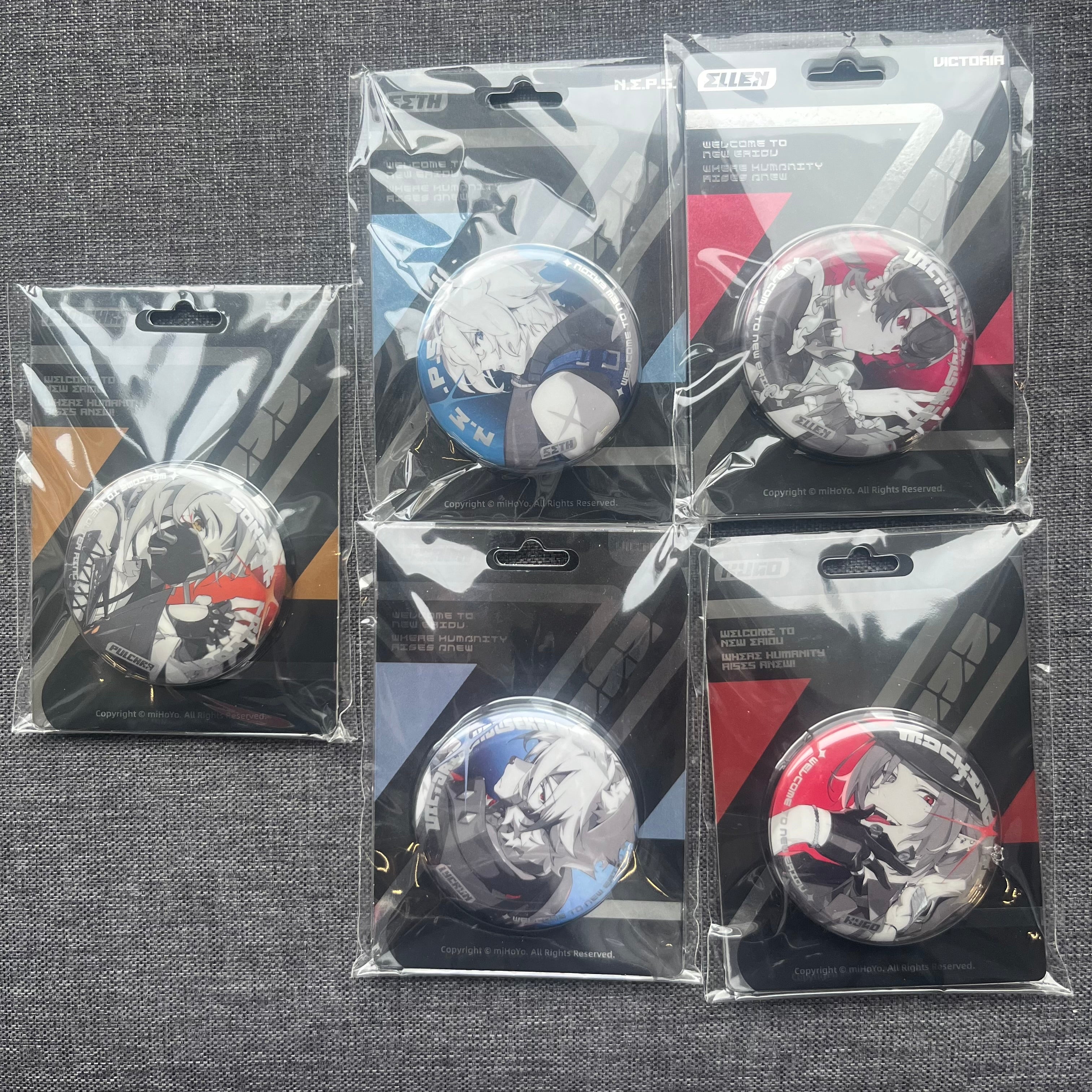 Zenless Zone Zero Badges – Angry Egg Merch